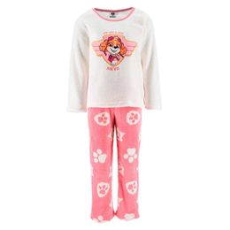 Disney Paw Patrol Pyjama "Paw Patrol" in Wei&szlig;/ Rosa - 63% | Gr&ouml;&szlig;e 110 | Kinder-waesche