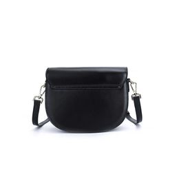 Carlheim Leder-Umh&auml;ngetasche in Schwarz - (B)20,3 x (H)16 x (T)7 cm - 70% | Damen-taschen