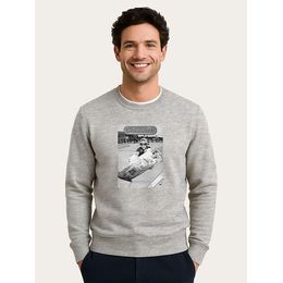 WOOOP Sweatshirt "Skateboard! Magazine Powerplaces" in Grau - 54% | Gr&ouml;&szlig;e M | Herren-plussize