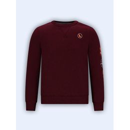 Tygo & Vito Sweatshirt "Sven" in Rot - 44% | Gr&ouml;&szlig;e 134/140 | Kinder-sweatshirts-jacken
