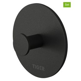 Tiger 2er-Set: Handtuchhaken "Base" in Schwarz - &Oslash; 4,4 - 29% | Badezimmer-accessoires