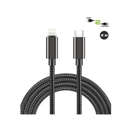 SWEET ACCESS USB-C-Lightning-Kabel in Schwarz - (L)2 m - 52% | Technikzubehoer