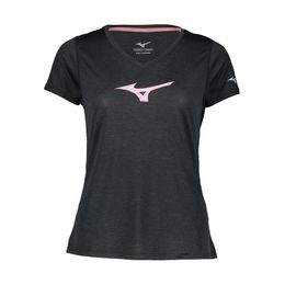 Mizuno Trainingsshirt "Impulse Core" in Schwarz - 48% | Gr&ouml;&szlig;e M | Damen-tops