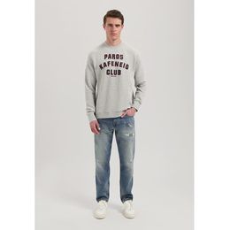 DSTREZZED Sweatshirt in Hellgrau - 70% | Gr&ouml;&szlig;e M | Herren-plussize