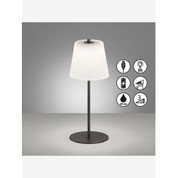 FH Lighting LED-Tischleuchte "Marbella" in Schwarz/ Wei&szlig; - (H)35 x &Oslash; 14 cm - 66% | Tischleuchten