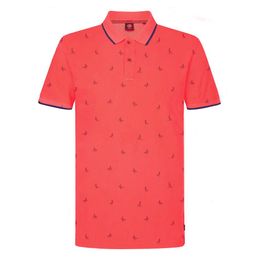PETROL INDUSTRIES Poloshirt in Rot - 53% | Gr&ouml;&szlig;e M | Herren-plussize