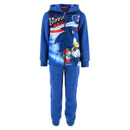 Sonic 2tlg. Outfit "Sonic Modern" in Blau - 63% | Gr&ouml;&szlig;e 128 | Kinder-sweatshirts-jacken