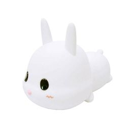 Designnest LED-Tischleuchte ''Rabbit Lamp'' in Wei&szlig; - (B)15 x (H)10 x (T)11 cm - 36% | Tischleuchten