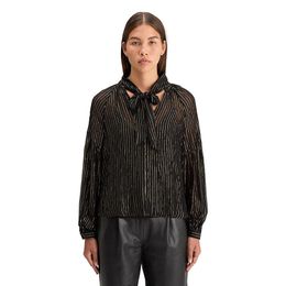 Scotch & Soda Scotch & Soda Bluse in Schwarz/ Gelb - 69% | Gr&ouml;&szlig;e 36 | Damen-blusen