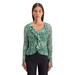 Scotch & Soda Scotch & Soda Bluse in Gr&uuml;n/ Wei&szlig; - 66% | Gr&ouml;&szlig;e 40 | Damen-blusen