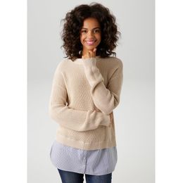 Aniston Pullover in Sand - 68% | Gr&ouml;&szlig;e 46 | Damen-pullover-cardigans