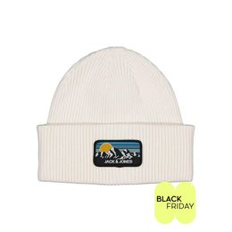 Jack & Jones Jack & Jones Beanie in Wei&szlig; - 75% | Herren-accessoires-sport