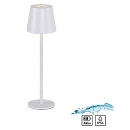 Just Light LED-Tischleuchte "Euria" in Wei&szlig; - (H)37 x &Oslash; 11 cm - 42% | Tischleuchten