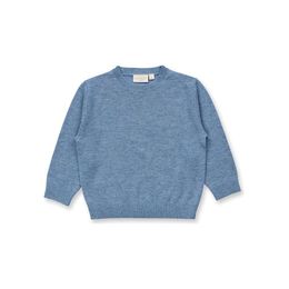 Sense Organics Wollpullover "Ike" in Blau - 45% | Gr&ouml;&szlig;e 110 | Kinder-pullover