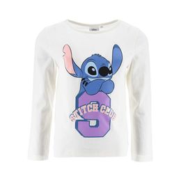 Lilo and Stitch Lilo & Stitch Longsleeve "Lilo & Stitch" in Wei&szlig; - 56% | Gr&ouml;&szlig;e 98 | Kinder-longsleeves