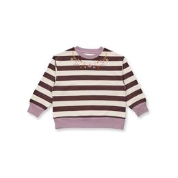 Sense Organics Sweatshirt "Dari" in Dunkelbraun/ Mauve - 41% | Gr&ouml;&szlig;e 116 | Kinder-sweatshirts-jacken