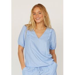 Sisters Point Bluse in Hellblau - 65% | Gr&ouml;&szlig;e XL | Damen-blusen