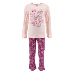Disney Minnie Mouse Pyjama "Minnie" in Rosa/ Lila - 47% | Gr&ouml;&szlig;e 128 | Kinder-waesche