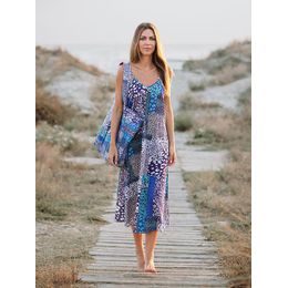 Isla Bonita by SIGRIS Kleid in Blau/ Lila - 63% | Gr&ouml;&szlig;e XL | Damen-kleider