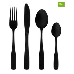 Maku 16tlg. Besteck-Set "Basic" in Schwarz - 23% | Gedeckter-tisch