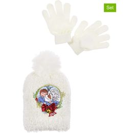 Disney Frozen 2tlg. Winteraccessoires-Set "Frozen" in Wei&szlig; - 65% | Gr&ouml;&szlig;e 54 cm | Kindermuetzen