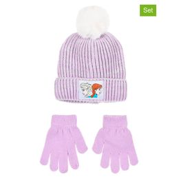 Disney Frozen 2tlg. Winteraccessoires-Set "Frozen" in Lila - 57% | Gr&ouml;&szlig;e 54 cm | Kindermuetzen