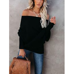 Milan Kiss Pullover in Schwarz - 65% | Gr&ouml;&szlig;e L | Damen-pullover-cardigans