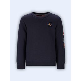 Tygo & Vito Sweatshirt "Sven" in Dunkelblau - 52% | Gr&ouml;&szlig;e 122/128 | Kinder-sweatshirts-jacken
