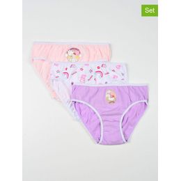 Peppa Pig 3er-Set: Slips: "Peppa Pig" in Wei&szlig;/ Rosa/ Lila - 31% | Gr&ouml;&szlig;e 110/116 | Kinder-waesche