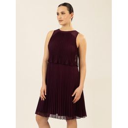 Apart Plisseekleid in Aubergine - 71% | Gr&ouml;&szlig;e 40 | Damen-kleider