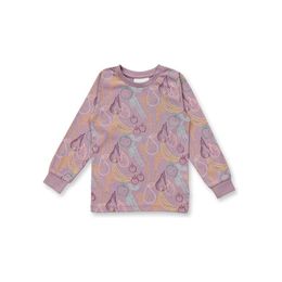 Sense Organics Pyjama "Long John" in Mauve/ Bunt - 46% | Gr&ouml;&szlig;e 110 | Kinder-waesche