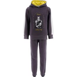 Batman 2tlg. Outfit "Batman" in Anthrazit/ Gelb - 56% | Gr&ouml;&szlig;e 140 | Kinder-sweatshirts-jacken