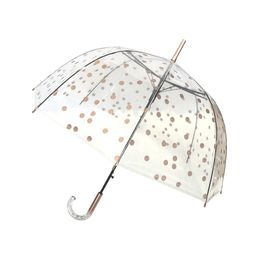 SMATI Stockschirm "Dots" in Transparent/ Gold - &Oslash; 85 cm - 61% | Damen-regenschirme