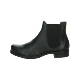 Think! Leder-Chelsea-Boots in Schwarz - 56% | Gr&ouml;&szlig;e 40 | Stiefeletten