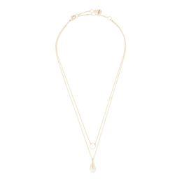 DKNY Kette Damen Gr&ouml;&szlig;e One Size gold / wei&szlig;