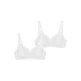 Triumph Bra ' Modern Lace+Cotton ' female White size 100