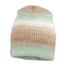 MaxiMo Beanie in Hellbraun/ Gr&uuml;n - 30% | Gr&ouml;&szlig;e 53 cm | Baby-muetzen