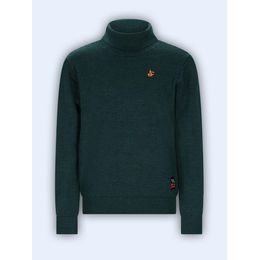 Tygo & Vito Rollkragenpullover "Clint" in Gr&uuml;n - 50% | Gr&ouml;&szlig;e 134/140 | Kinder-pullover