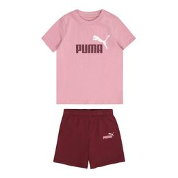Puma Set 'Minicats Essentials' Jungen Gr&ouml;&szlig;e 104 rosa / bordeaux / wei&szlig;