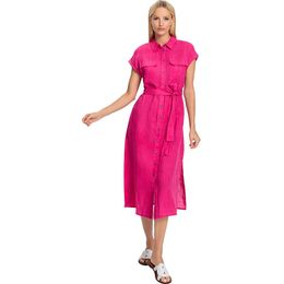 Heine Leinen-Kleid in Pink - 63% | Gr&ouml;&szlig;e 48 | Damen-kleider