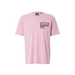 Superdry & Co T-Shirt Herren Gr&ouml;&szlig;e XXXL anthrazit / rosa