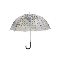 Le Monde du Parapluie Stockschirm in Transparent/ Gold - &Oslash; 86 cm - 58% | Damen-regenschirme