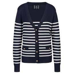 19V69 Italia Strickjacke 'Fulvia' Damen Gr&ouml;&szlig;e XS navy / wei&szlig;