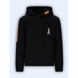 Tygo & Vito Hoodie "Hero" in Schwarz - 45% | Gr&ouml;&szlig;e 134/140 | Kinder-sweatshirts-jacken