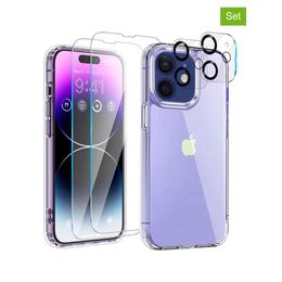SWEET ACCESS 5tlg. Set: Full-Body-Case f&uuml;r iPhone 11 in Transparent - 63% | Damen-handytaschen