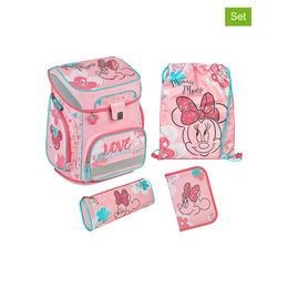 Scooli 5tlg. Schulranzen-Set "EasyFit Minnie Mouse" in Rosa - 24% | Buero-schulbedarf