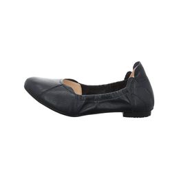 Think! Leder-Ballerinas in Dunkelblau - 55% | Gr&ouml;&szlig;e 39 | Damen-ballerinas