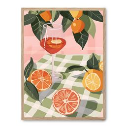 poster lab Gerahmter Kunstdruck "Aperol spritz" - 40% | Gr&ouml;&szlig;e 50x70 cm | Wanddekoration