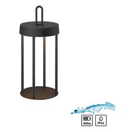 Just Light LED-Tischleuchte "Anselm" in Schwarz - (H)28,4 x &Oslash; 12,8 cm - 49% | Tischleuchten