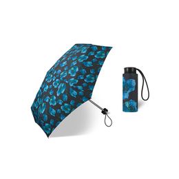 Happy Rain Taschenschirm in Schwarz/ Blau - &Oslash; 90 cm - 61% | Damen-regenschirme